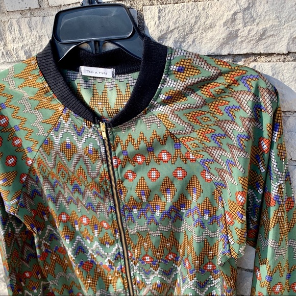 tea n rose | Jackets & Coats | Cute Tea N Rose Front Zip Jacket | Poshmark